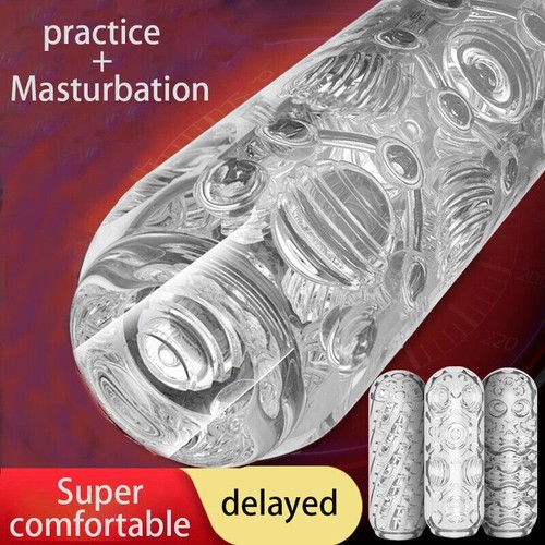 Masturbator Sleeve Stroker Ribbed Pocket Pussy Masturbation Sex Toy for ...