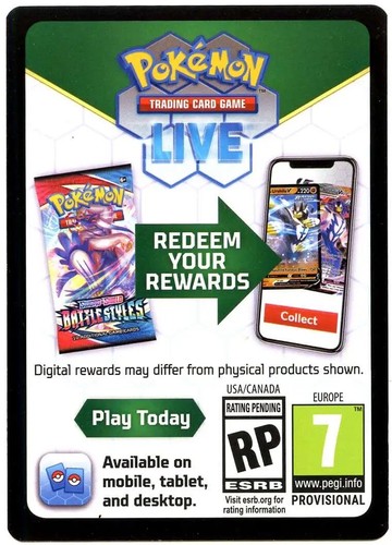 Code Card Online Pokémon Crown Zenith Tin SWSH282 Galarian Articuno ...