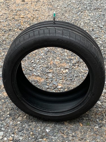 Continental Extreme Contact Sport 2 255/40ZR19 Tire 8/32 No Repairs ...