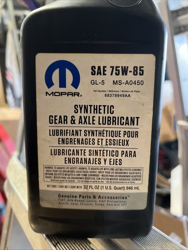 Mopar 68378949AA Differential Fluid | eBay