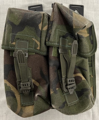 British Military DPM Camouflage PLCE Empty Double Ammo Ammunition ...