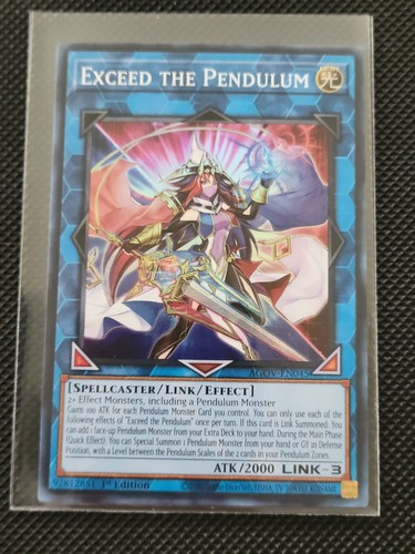 Exceed the Pendulum - AGOV-EN045 - Super Rare - Yu-Gi-Oh! - Age of ...