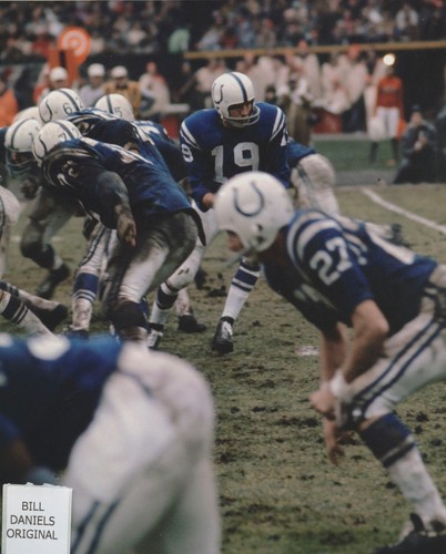 JOHNNY UNITAS 1971 BALTIMORE COLTS Ray Perkins Bob Vogel Glenn Ressler ...
