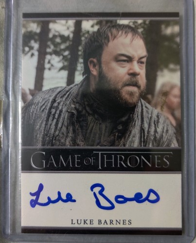 Luke Barnes Autograph as Rast from Game of Thrones Season 4 | eBay