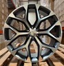 26 Chevy Replica Wheels Black Milled Rims Fit Yukon Sierra Tahoe ...