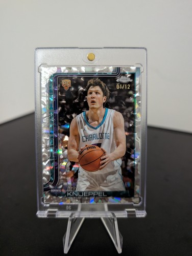 2025 Topps Chrome Kon Knueppel RC Silver Refractor /12 FDI First Day ...