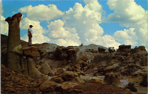 Balance Rock Formation Makoshika State Park Badlands Glendive Montana ...