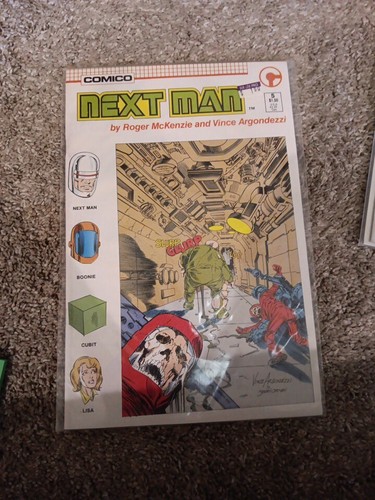 Next Man # 5 1985 Comico McKenzie & Argondezzi | eBay