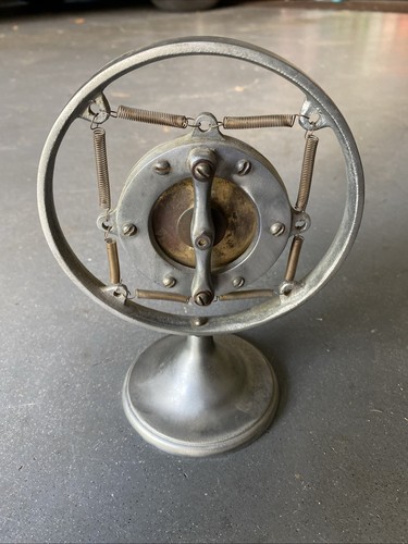 Antique Carbon Spring Microphone With Cast Stand - AS-IS | eBay