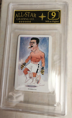 Muhammad Ali 1979 Venorlandus World of Sport Rookie Card 3 GRADED ASG 9 ...