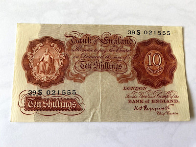 10 Shilling Banknote in English Banknotes Pre-1952 for sale | eBay