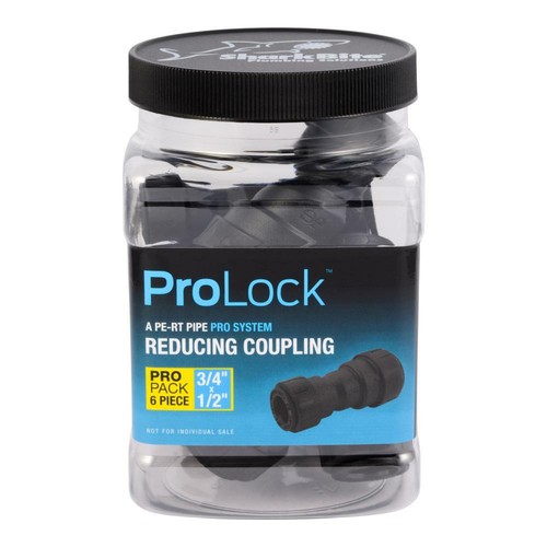 ProLock 3/4 in. x 1/2 in. Push-to-Connect Plastic Reducing Coupling ...