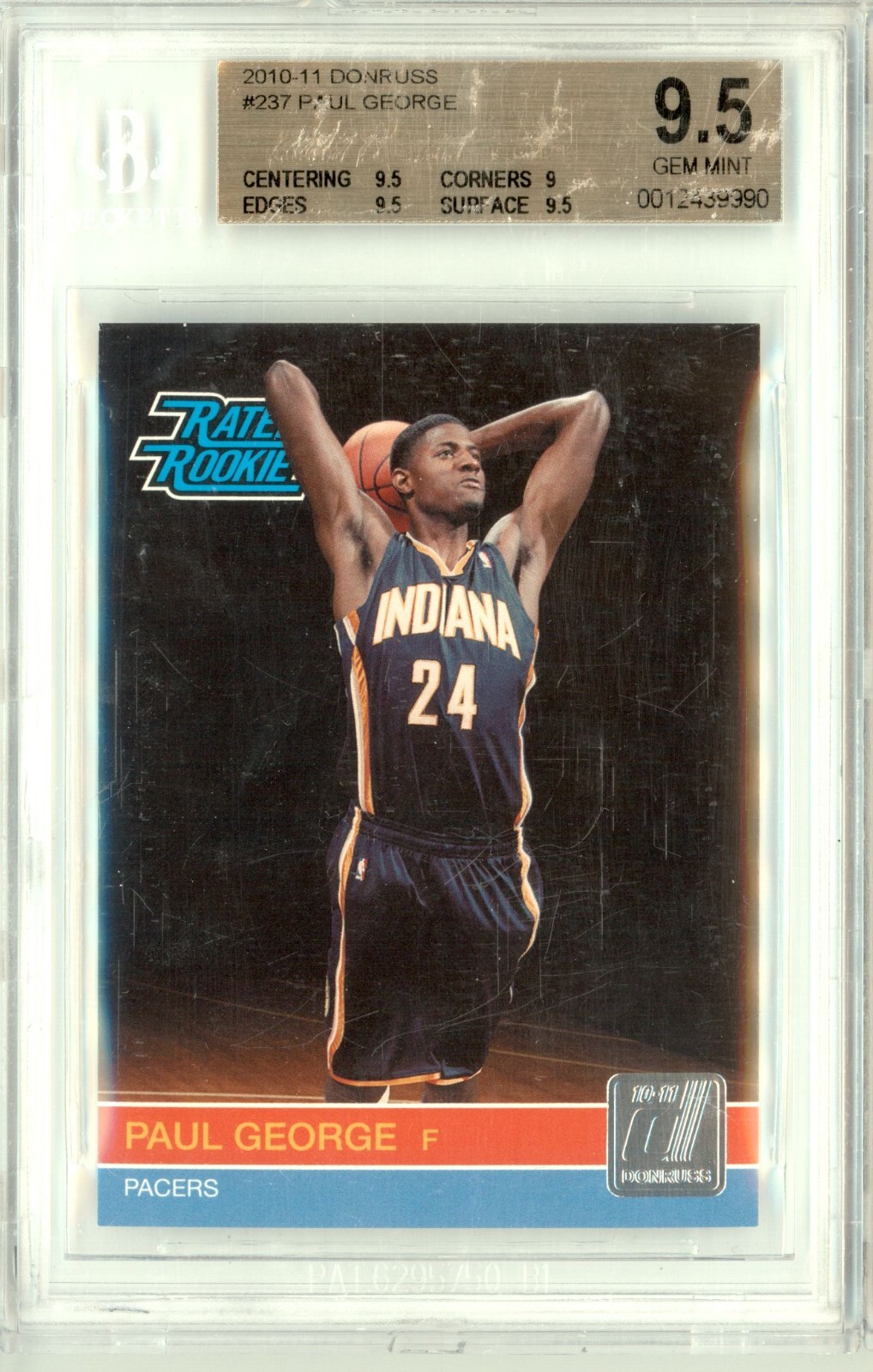 Paul George 2010 Donruss #237 Base Price Guide - Sports Card Investor