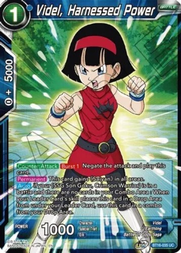 Light Play DBS:M Videl, Harnessed Power - BT16-035 - UC Realm of the ...