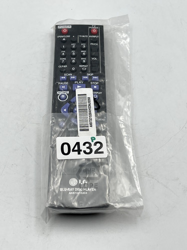 Genuine LG AKB73215304 Remote Control for Bd630 Bd640 for sale online ...