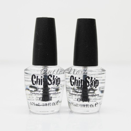 LOT 2 Mini Set - OPI ChipSkip Nail Lacquer Chip Skip Preventor 3.75 ml ...