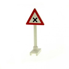 LEGO Sets with Part 81294 Roadsign Triangle with Dangerous Intersection ...