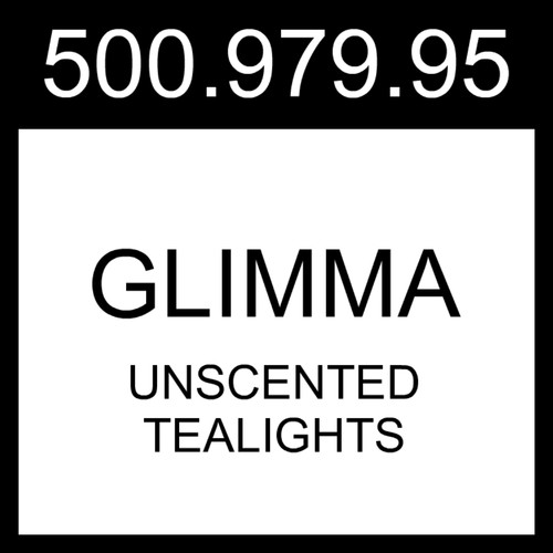 IKEA GLIMMA Unscented Tealights 100 Pack 500.979.95 | eBay