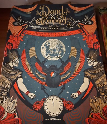 Dead and Company Poster Forum 2015 Los Angeles XX/1050 Justin Helton ...