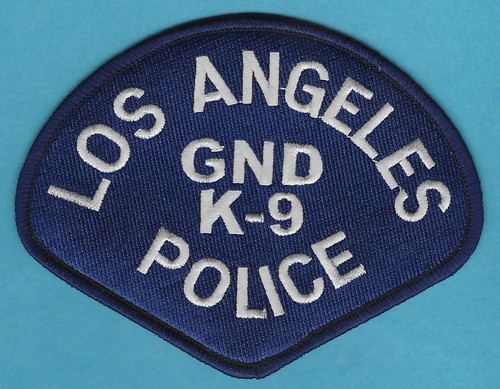 LOS ANGELES METRO POLICE GANG & NARCOTICS DIVISION K-9 SHOULDER PATCH ...