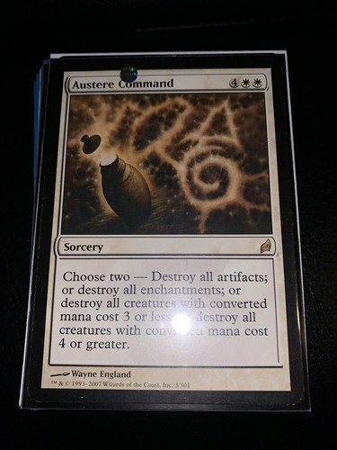 Mtg Singles - Austere Command - Lorwyn - Rare - MP | eBay