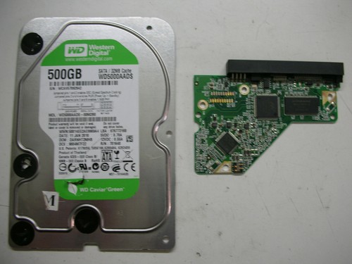 Electronics PCB WD Caviar Green 500gb WD5000AADS-00M2B0 2061-701640-202 ...