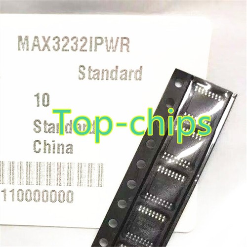 5PCS MAX3232IPWR IC DRVR/RCVR MLTCH RS232 16TSSOP MAX3232 3232 MAX3232I ...