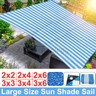 Outdoor Garden Courtyard Sunscreen Striped Net Shade UV Resistance ...