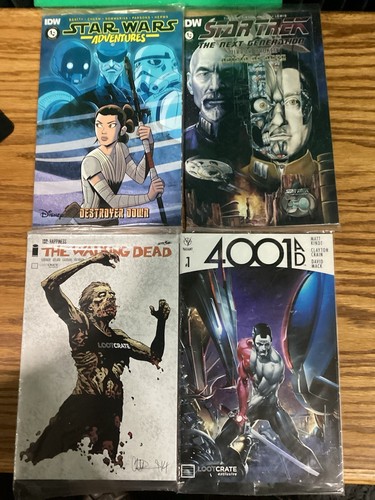 Comics Lot - Sealed Loot Crate Exclusives (4) | eBay