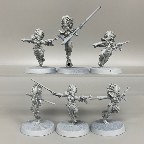 6 CONVERTIES FINECAST ELDAR HOWLING BANSHEES AELDARI WARHAMMER 40K 40 ...