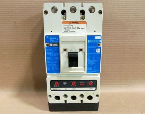 Cutler Hammer KD KD3400F 3 Pole 300 Amp Trip 600V Circuit Breaker ...