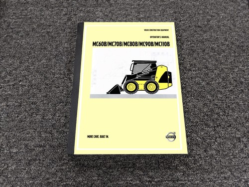 Volvo MC60B MC70B MC80B MC90B MC110B Skid Steer Owner Operator Manual ...