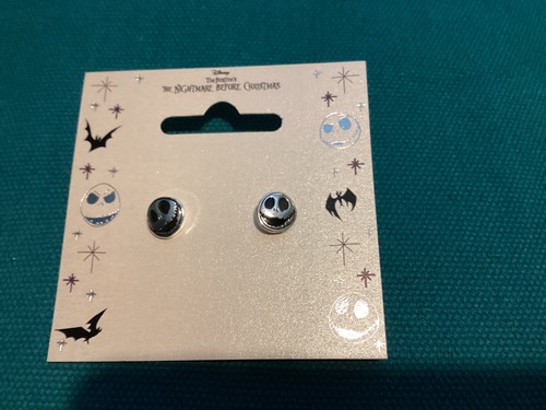 Disney Nightmare Before Christmas Silver Stud Earrings - Jack for sale ...