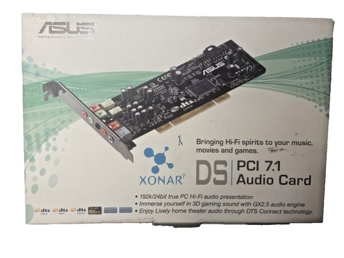 Asus Xonar DS PCI 7.1 Audio Card NEW | eBay