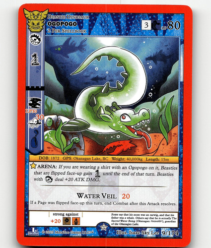 MetaZoo Ogopogo 9/174 Native: First Edition Gold | eBay