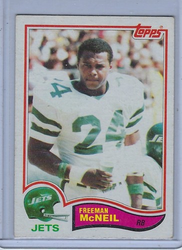 FREEMAN MCNEIL ROOKIE 1982 TOPPS NEW YORK JETS UCLA | eBay