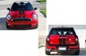 For Mini Cooper 4" Dual Rally Racing Bonnet Stripes Decal Sticker Vinyl ...