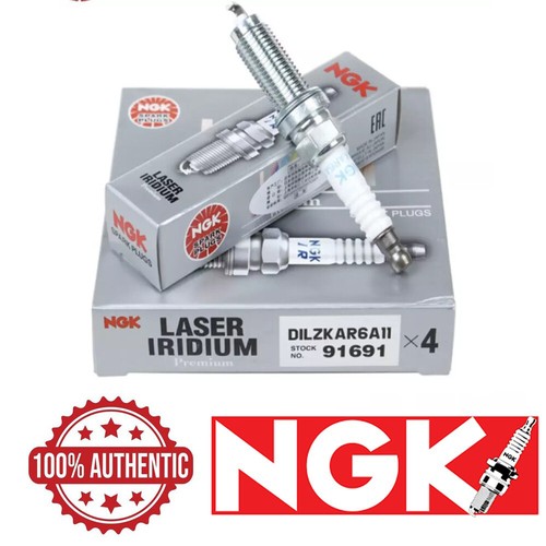 4 pc NGK 91961 DILFR7K9G Laser Iridium Spark Plugs for Ignition Wire wq ...