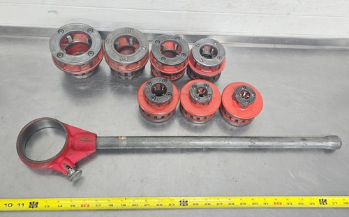 RIDGID 12-R MANUAL RATCHET PIPE THREADER DIE SET 1/4 ” 2” for Your 700 ...