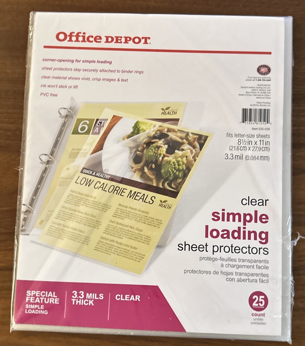 Láminas De Plástico Transparente De Office Depot