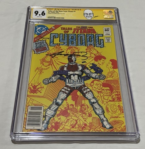 Tales of the New Teen Titans #1 CGC 9.6 SS Signed George Perez WP ...