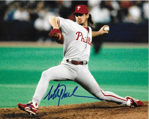 MITCH WILLIAMS Autographed Signed 8x10 Baseball Photo Philadelphia ...