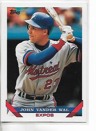 1993 Topps John Vander Wal Card | eBay