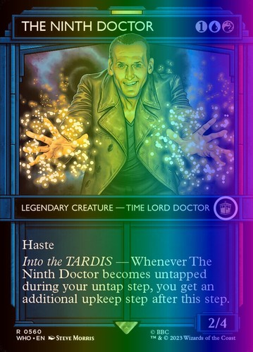 MTG Magic the Gathering The Ninth Doctor (560/1448) Doctor Who NM FOIL ...