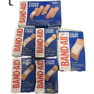 (Bundle) Band-Aid TOUGH Strips Bandages Assorted Sizes Damaged Boxes | eBay
