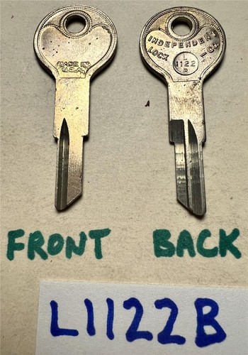 Vintage 1970s 1980s NOS ILCO L1122B plated key blanks, new old stock ...