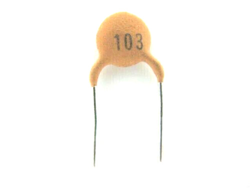 50X - .01uF/ 10nF / 10,000pF / (103) @ 50V - Ceramic Disc Capacitor Ref ...
