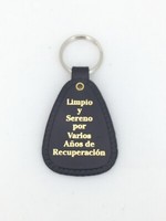 Narcotics Anonymous - NA - 5 year ORANGE & BLACK KEY TAG - 5+ yr clean ...