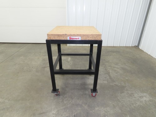 Starrett Crystal Pink Grade B Toolroom Granite Surface Plate 24x24x4 ...