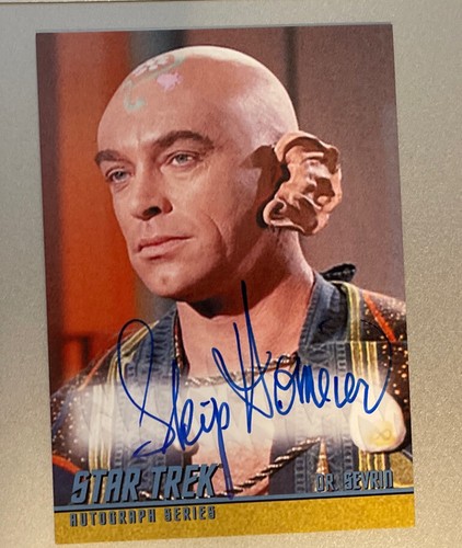 2009 Star Trek Original Series Skip Homeier as Dr Sevrin A196 Autograph ...